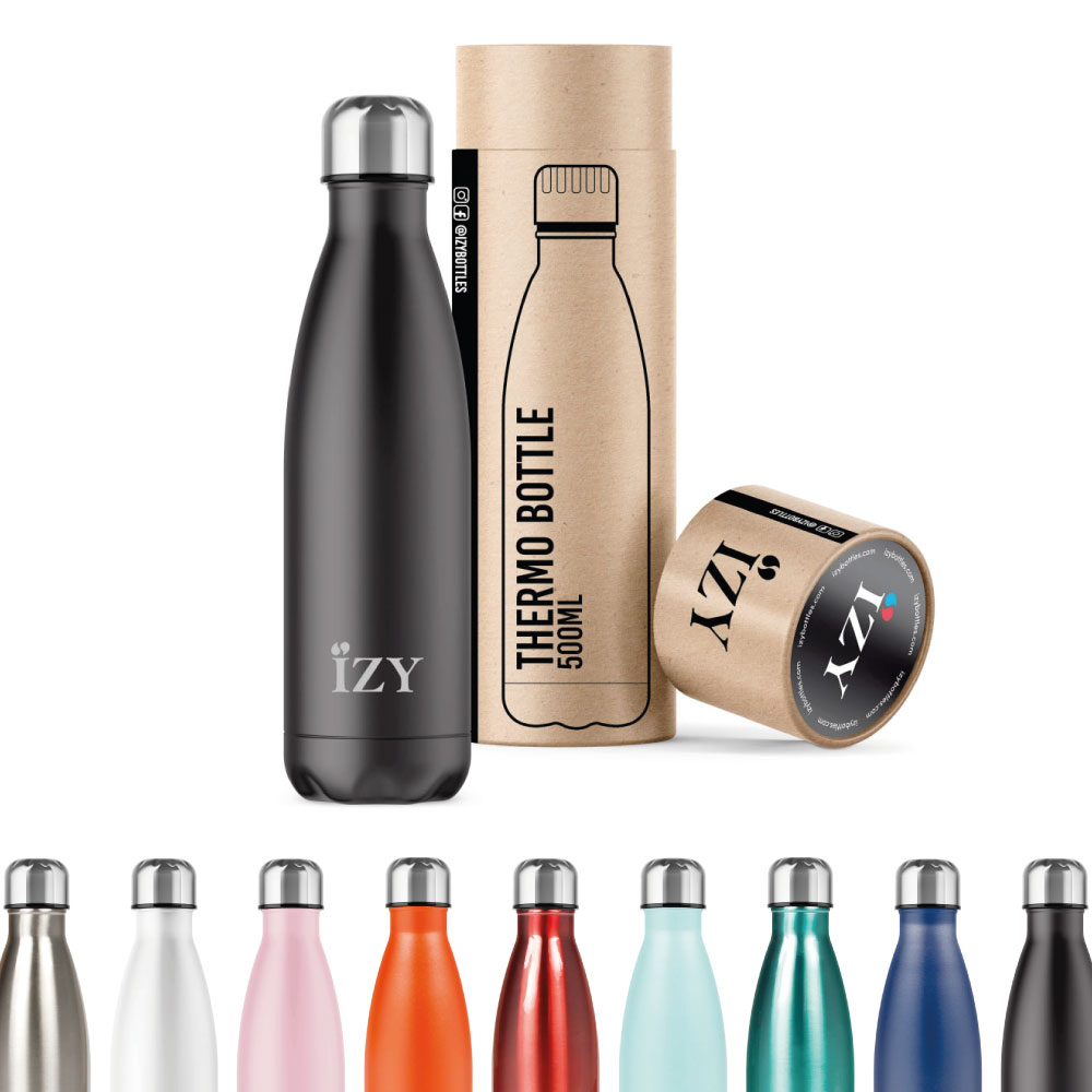 IZY Thermosfles 500 ml met logo vanaf 30 stuks | Promofit.nl