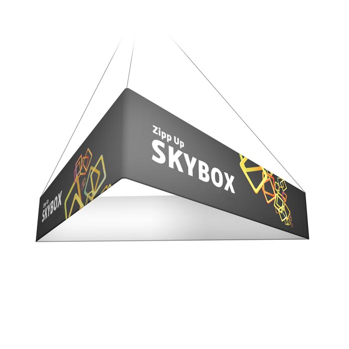 Zipp Up Skybox Triangle €1099.- | Hangende Banieren | Expofit.nl