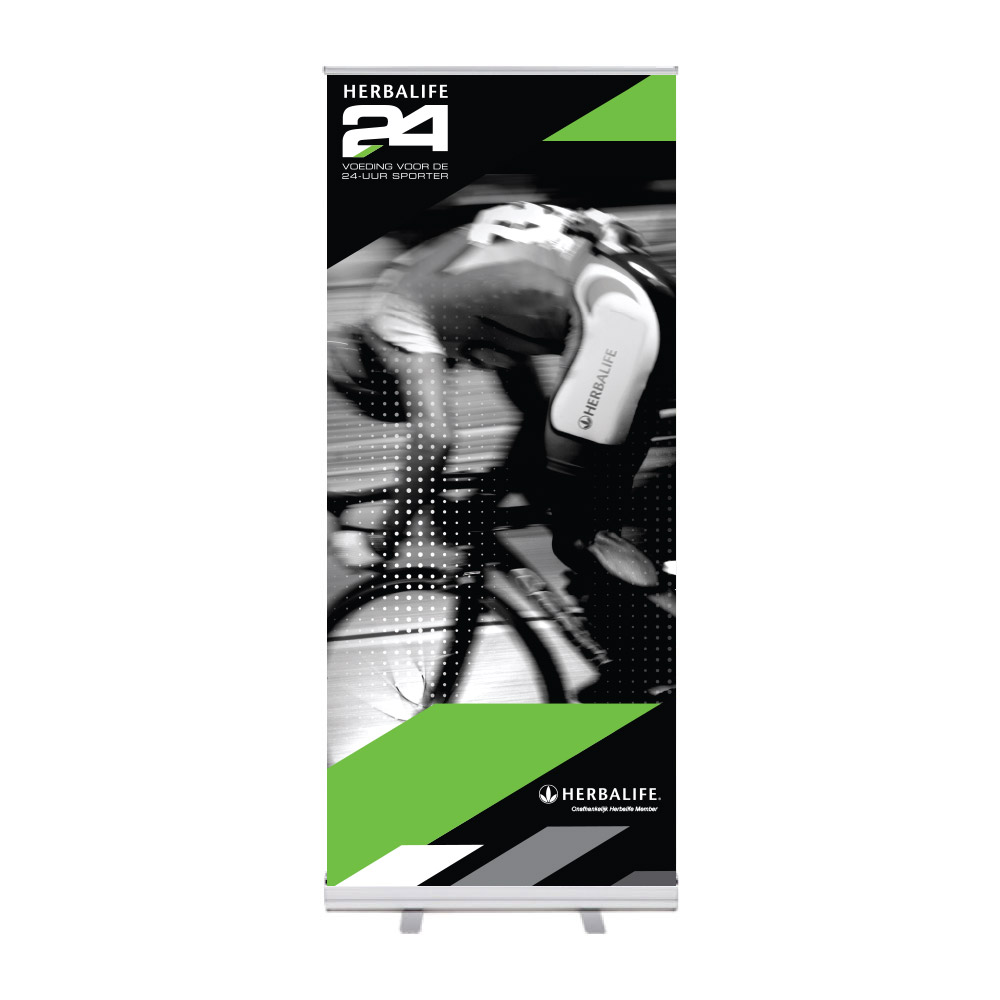 Roll-Up Herbalife 24 HIDS Cycle €25.00 | Promofit.nl