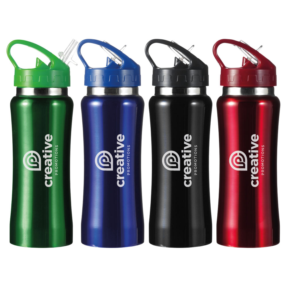 RVS fles Serena 600 ml met logo | Promofit.nl