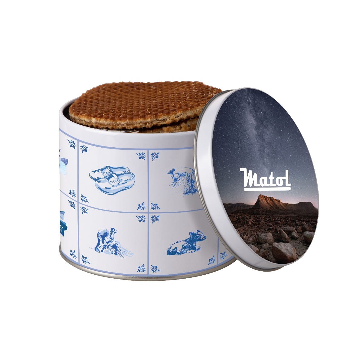 [Uitverkocht] Stroopwafels in Delftsblauw blikje bedrukken vanaf € 5,20 ...