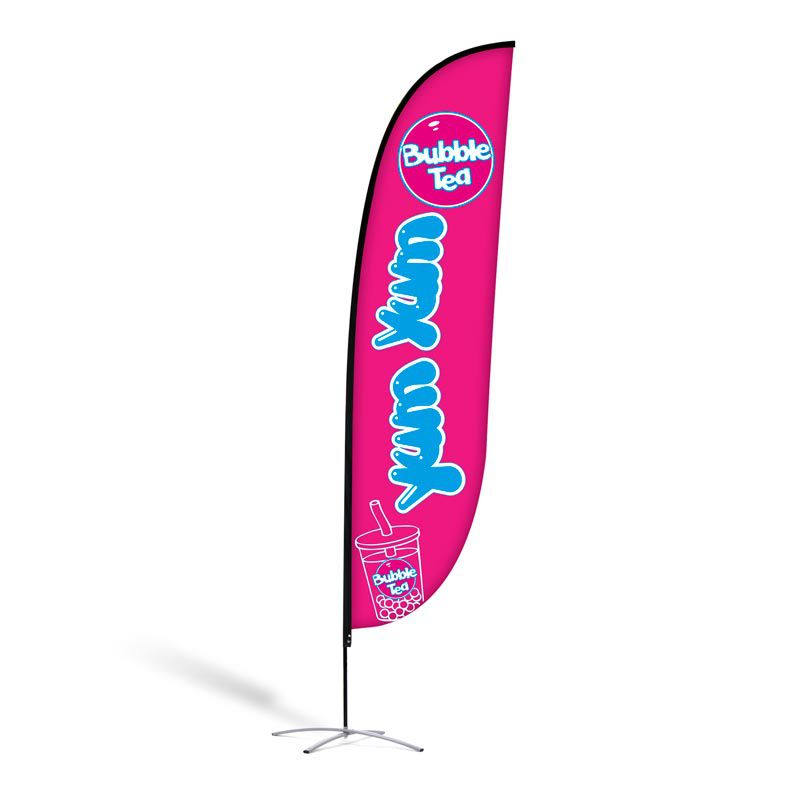 Beachflag Convex €22.50 | Beachflags bedrukken | Promofit.nl