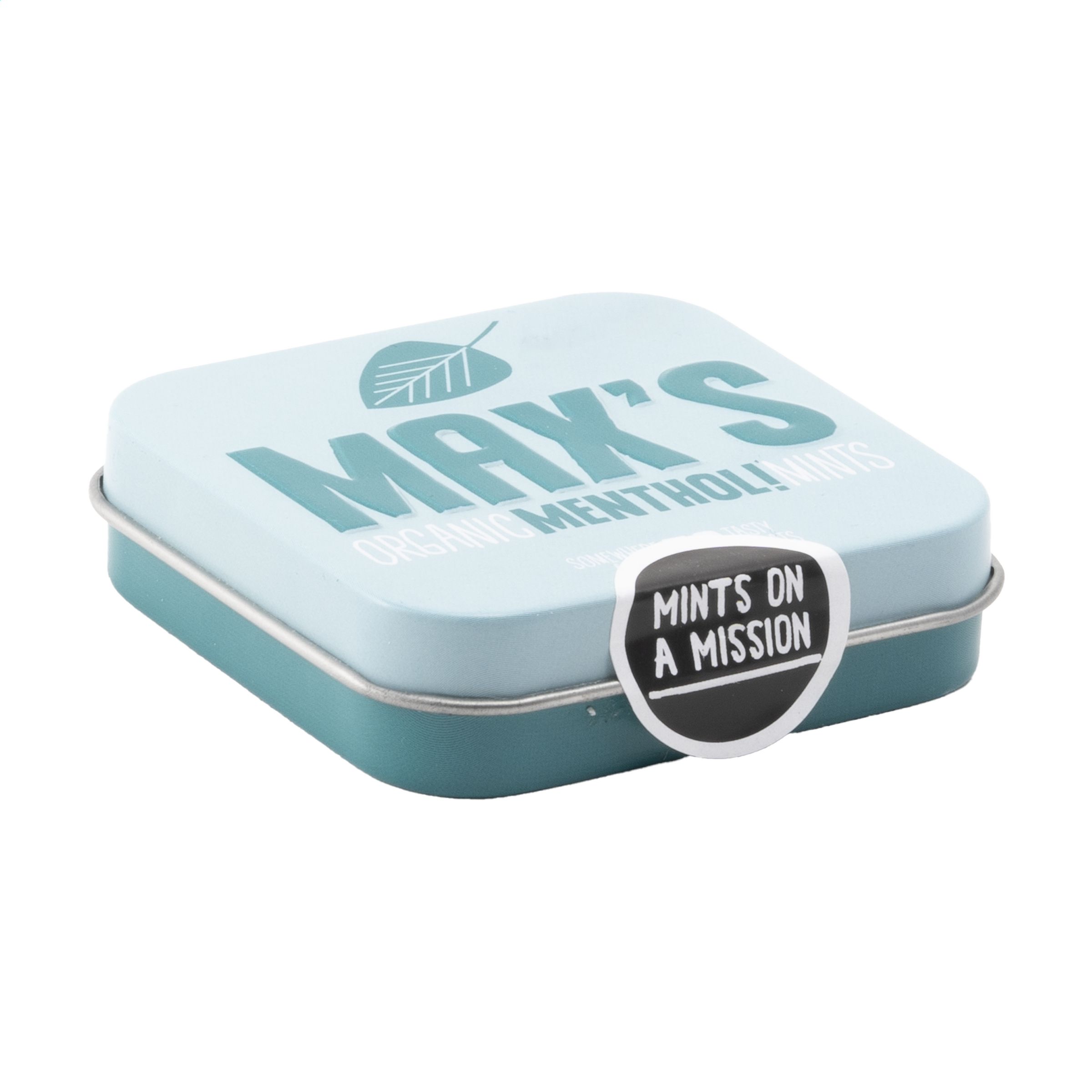 [Uitverkocht] Max's Mints Organic Menthol Mints bedrukken, vanaf 100 ...